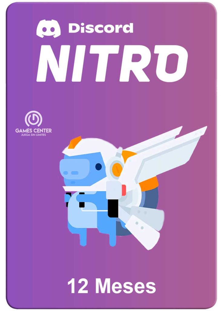 Discord Nitro - 12 Meses - GAMES CENTER PERÚ