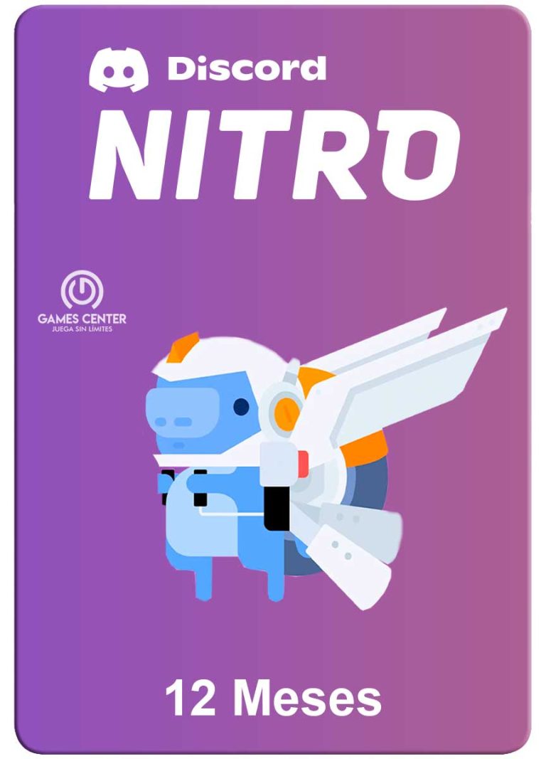 Discord Nitro - 12 Meses - GAMES CENTER PERÚ