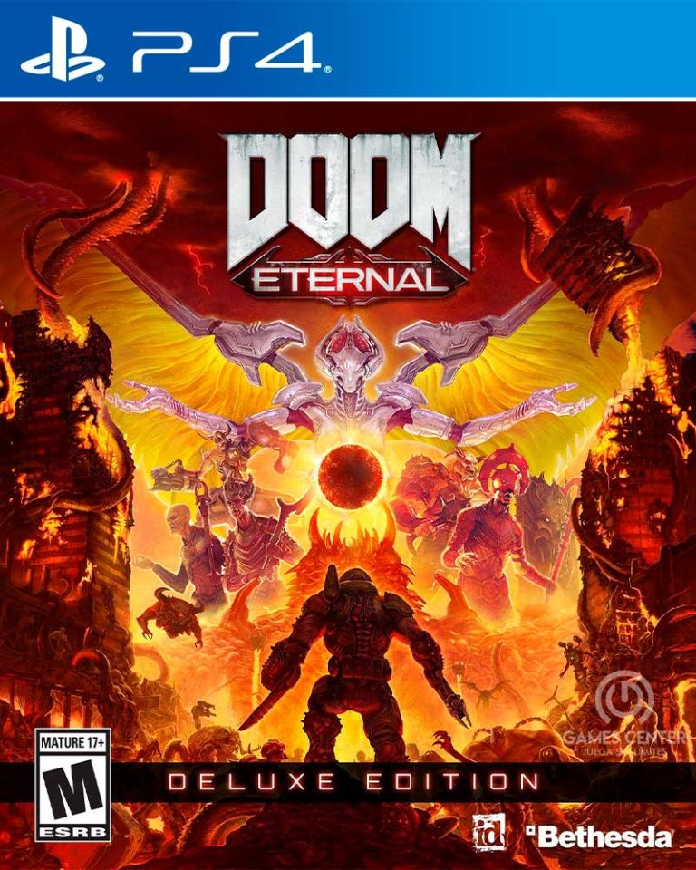 DOOM Eternal Deluxe Edition - PlayStation 4 - GAMES CENTER PERÚ