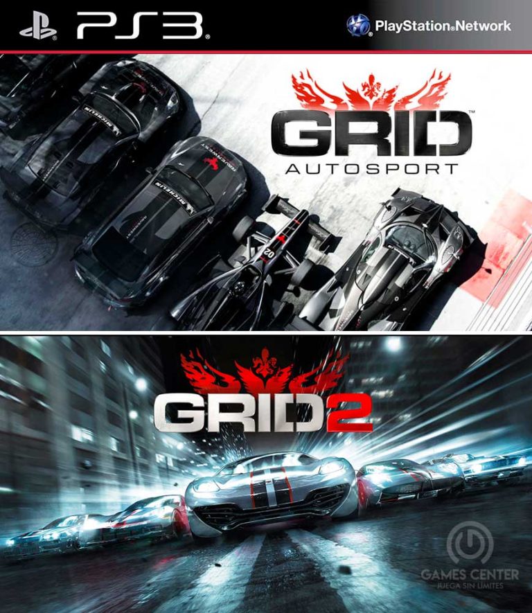GRID Autosport + GRID 2 - PlayStation 3 - GAMES CENTER PERÚ