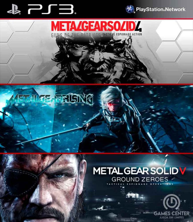 Metal Gear Solid Pack - PlayStation 3 - GAMES CENTER PERÚ
