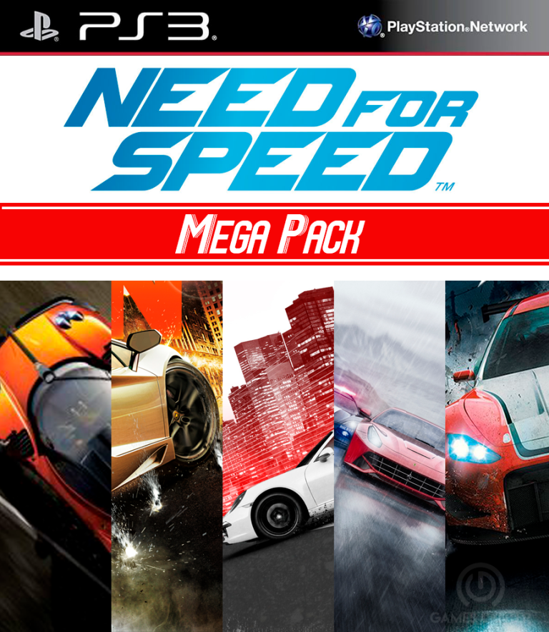 NFS Need For Speed Mega Pack - PlayStation 3 - GAMES CENTER PERÚ