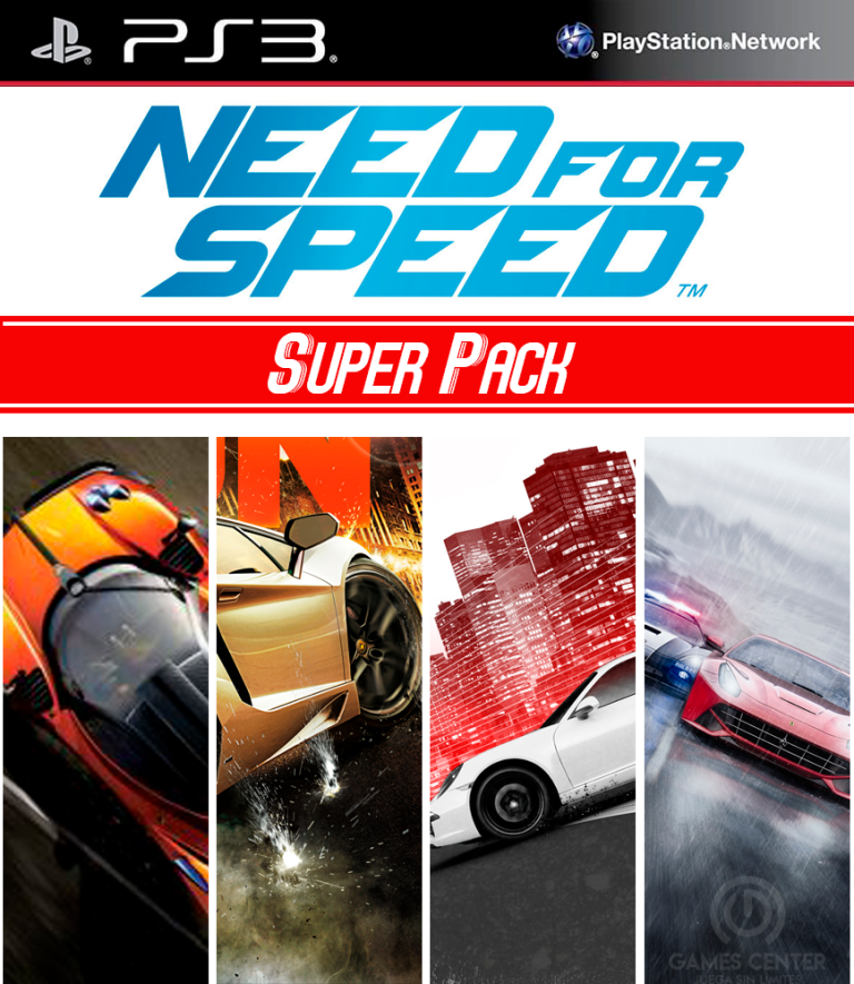 NFS Need For Speed Super Pack - PlayStation 3 - GAMES CENTER PERÚ