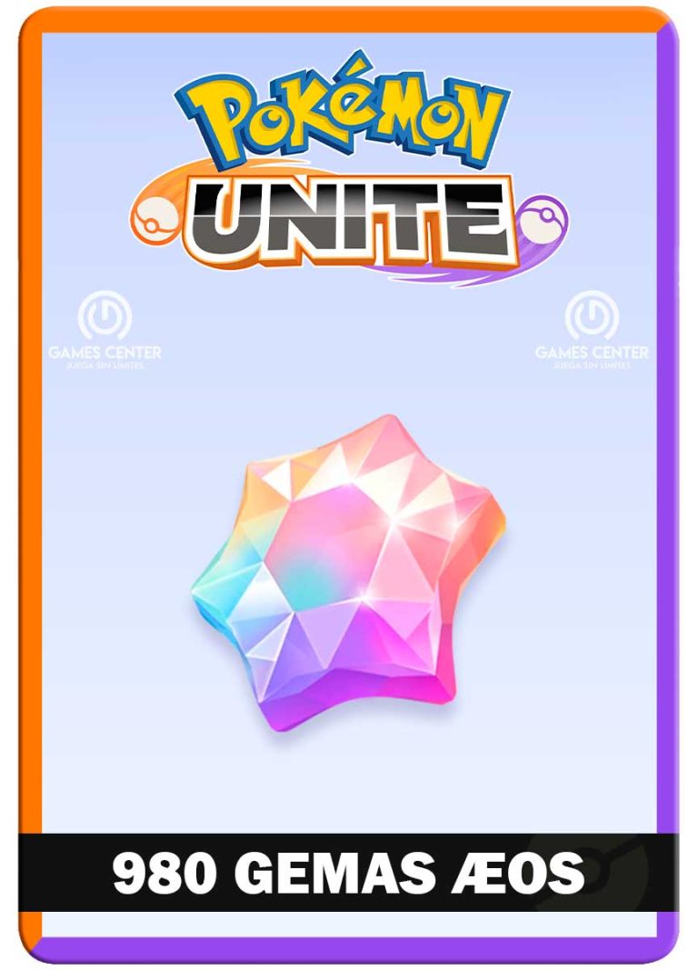 Pokémon UNITE - 490 Gemas AEos + 490 Bonus - GAMES CENTER PERÚ