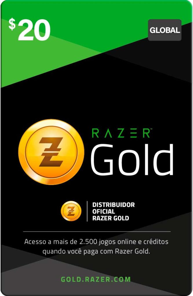 Razer Gold PIN $20 - GLOBAL - GAMES CENTER PERÚ