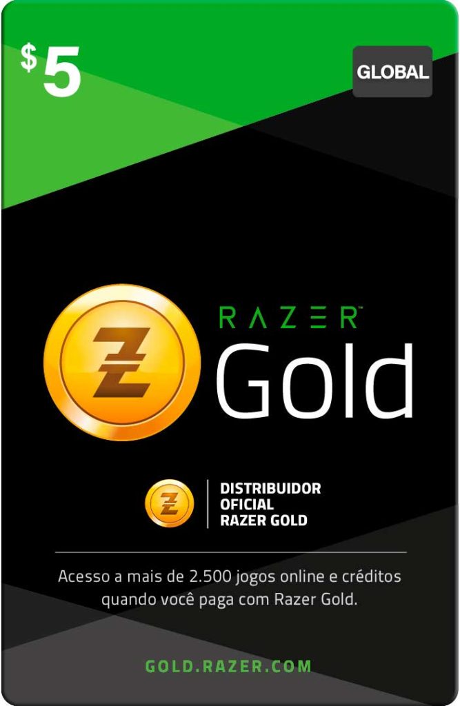 Razer Gold PIN $5 - GLOBAL - GAMES CENTER PERÚ