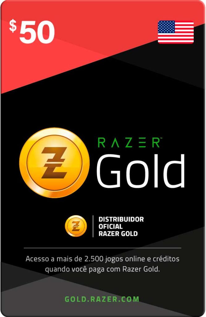 Razer Gold PIN $50 - USA - GAMES CENTER PERÚ