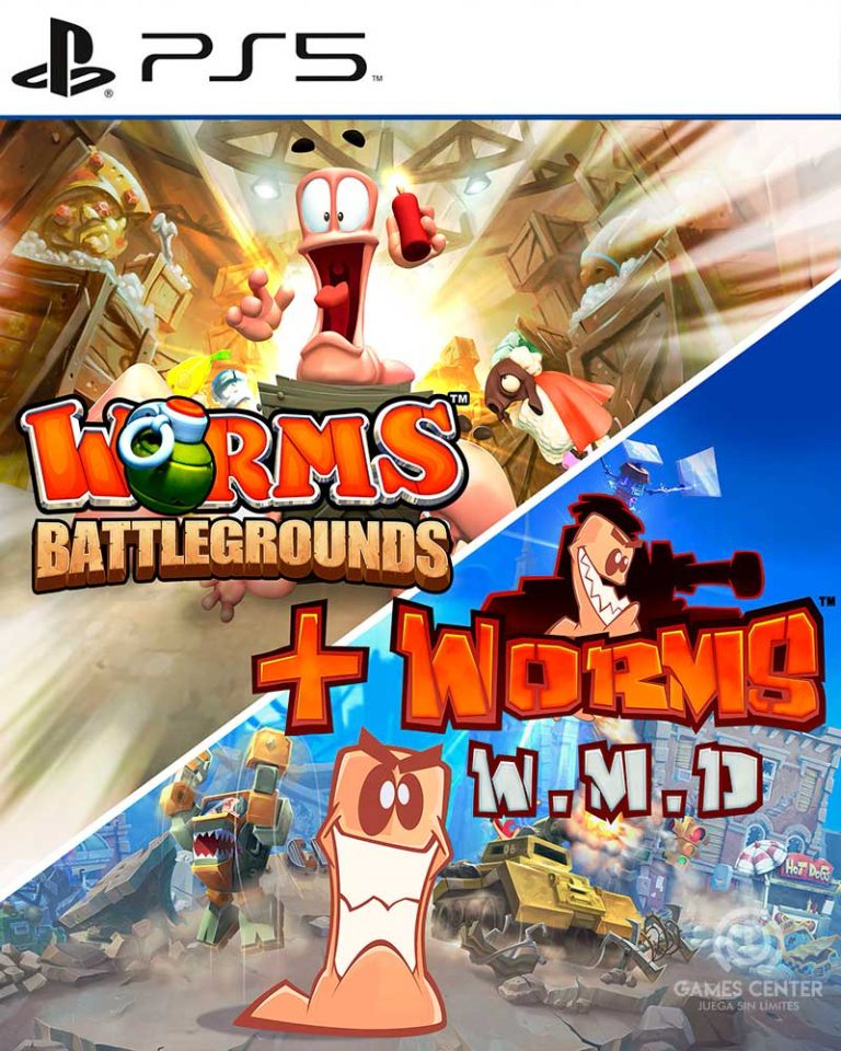 Worms Battlegrounds + Worms W.M.D - PlayStation 5 - GAMES CENTER PERÚ