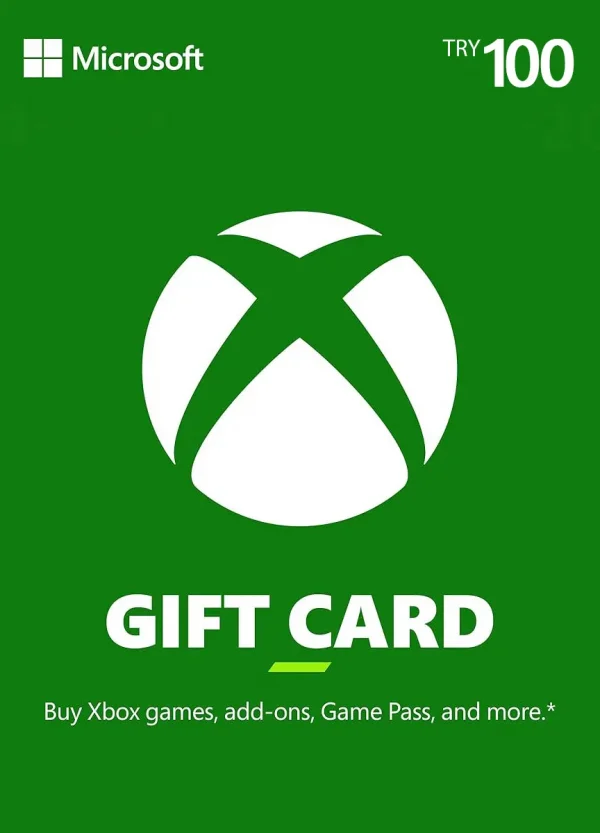 Xbox Gift Card 100 TRY TURKEY – Microsoft Store - GAMES CENTER PERÚ
