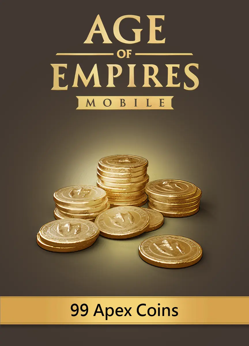Age of Empires Mobile - 99 Apex Coins - GAMES CENTER PERÚ